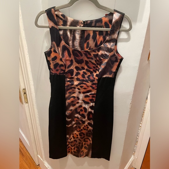 anna rachele black label | Dresses | Anna Rachele Animal Print Dress ...